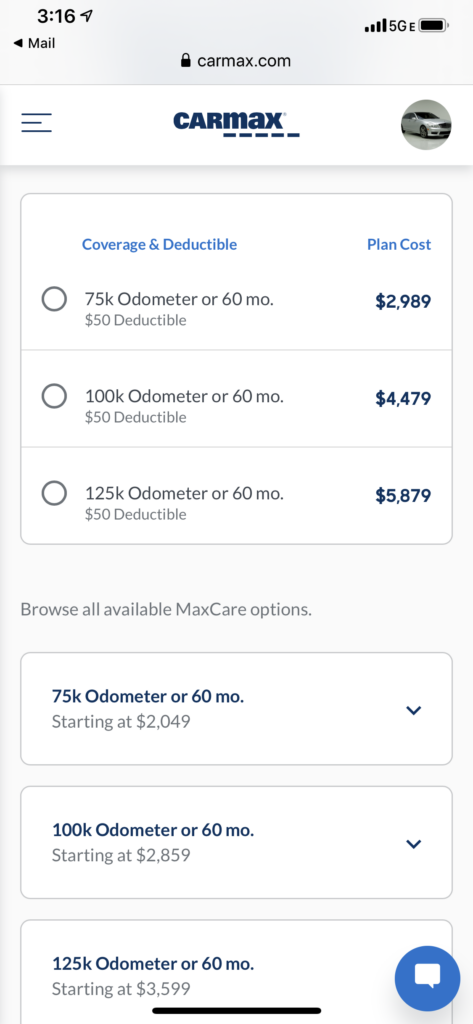 New Direct Access To Maxcare Pricing Sort Of The Carmax Unicorn Blog